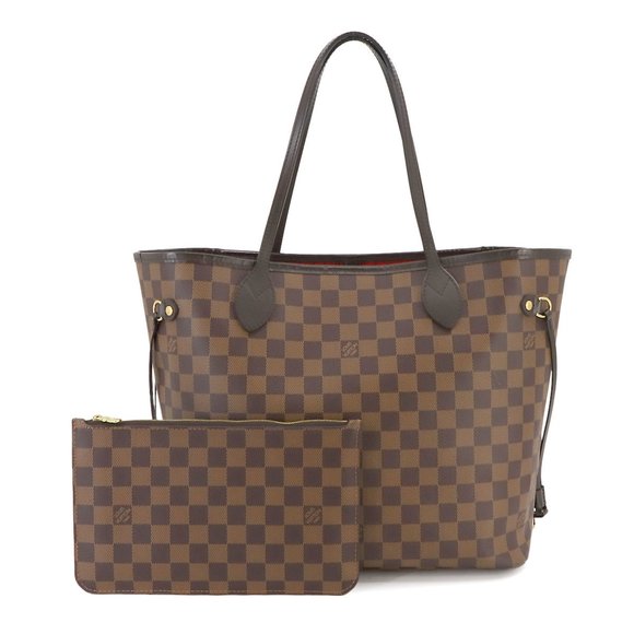Louis Vuitton | Bags | Louis Vuitton Damier Neverfull Mm Ebene Cerise ...